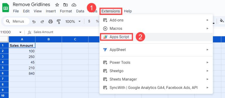How to Remove Gridlines in Google Sheets (3 Easy Ways)